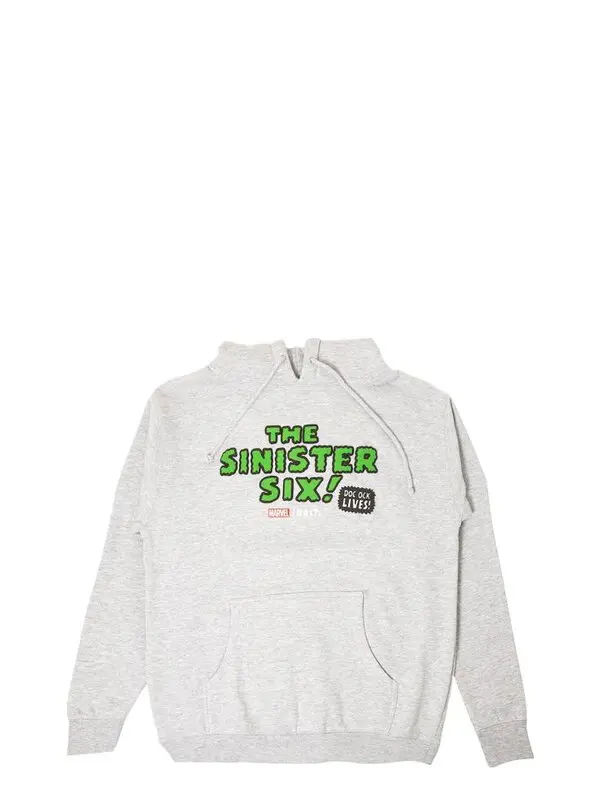 BAIT X The Sinister Six Logo Hoodie - Gray
