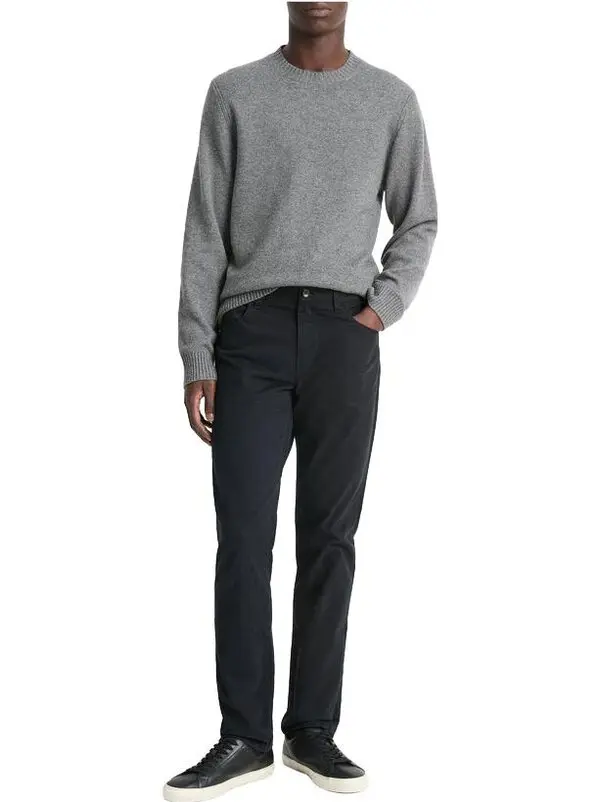 Vince Dylan Slim 5-pocket Stretch-cotton Pant - Black
