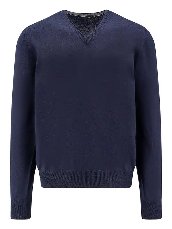 NUGNES 1920 Virgin Wool Sweater - Blue
