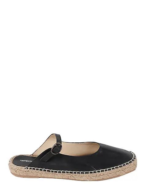 Intentionally Blank Reports Espadrille Sandals - Black