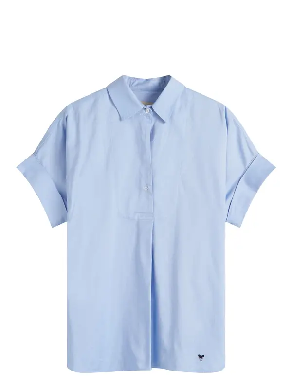 WEEKEND BY MAX MARA Straight Fit Shirt - Light Blue