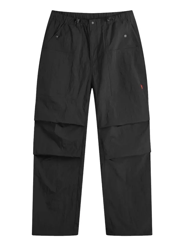 UNIFORM BRIDGE Relaxed Training Pants - Black
