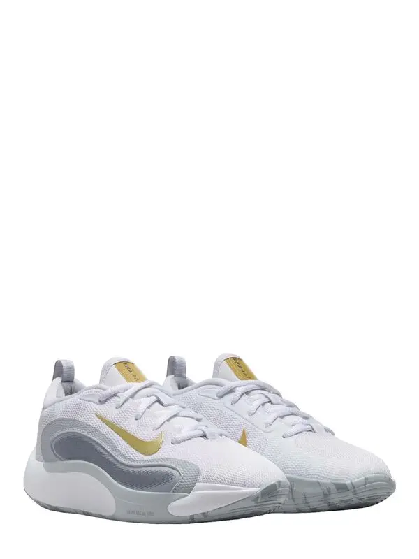 Nike Isofly Basketball Sneakers - White/cool Grey/grey/gold