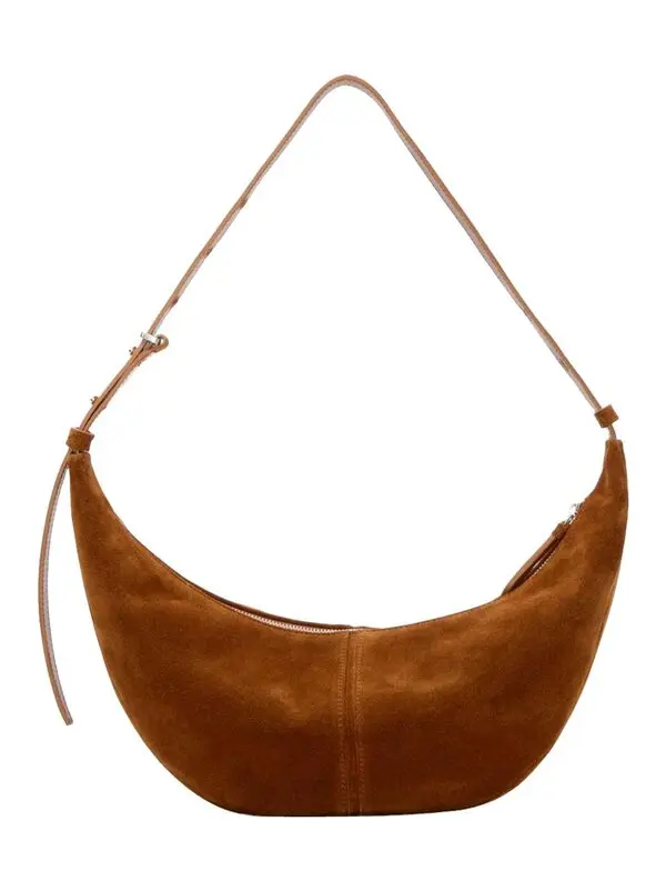 Proenza Schouler Slide Suede Shoulder Bag - Brown
