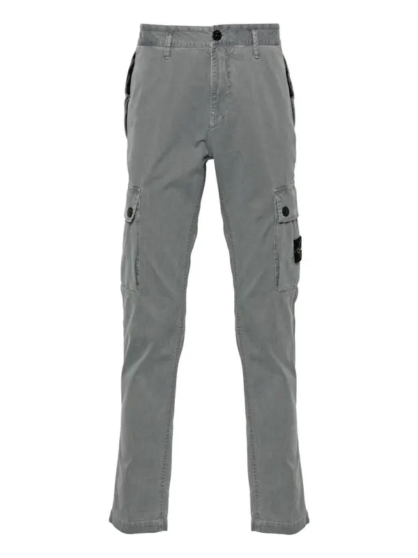 Stone Island Compass-badge Cargo Trousers - Grey