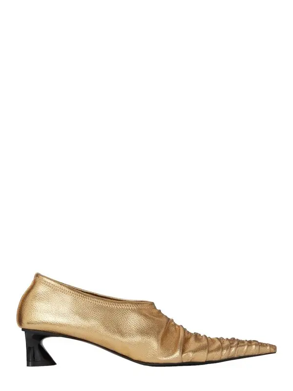 Stella McCartney Elsa 40mm Metallic Pumps - Gold