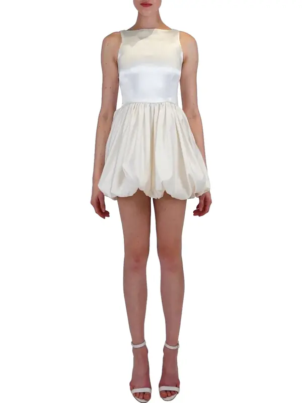 AZLEE Ananya Mini Dress - White