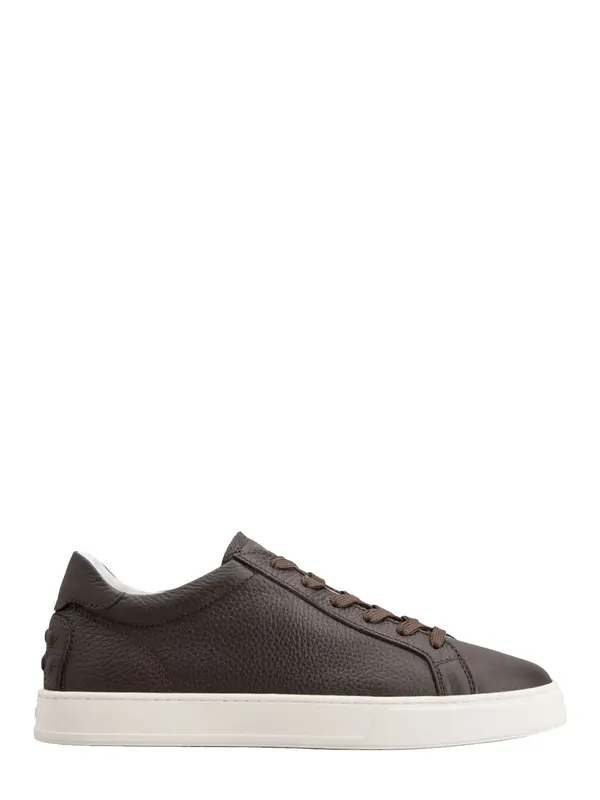 TOD'S Allacciata Cassetta Leather Sneakers - Brown