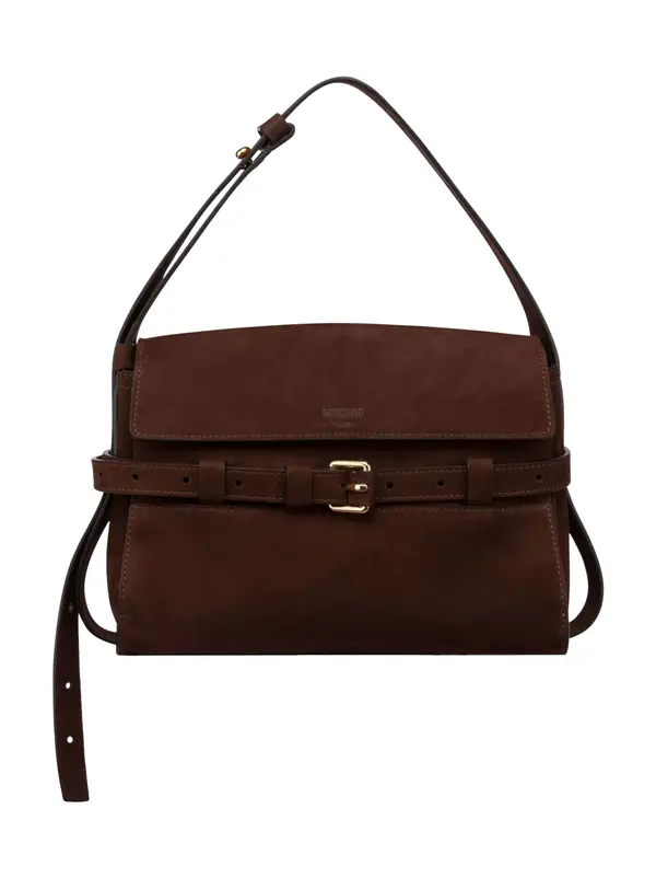 Moschino Tie Me Shoulder Bag - Brown