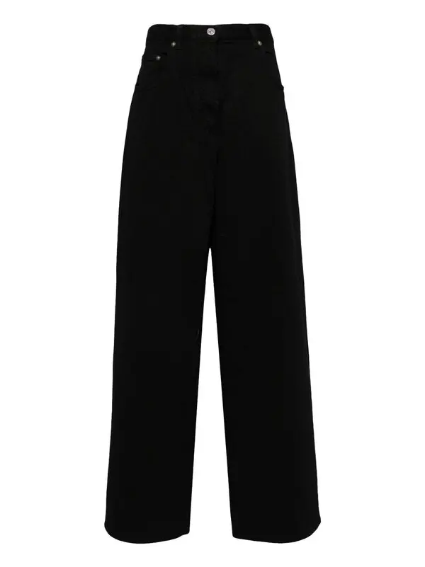 N°21 High-rise Wide-leg Jeans - Black