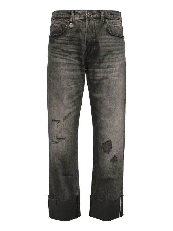 R13 Romeo Cuffed Jeans - Grey