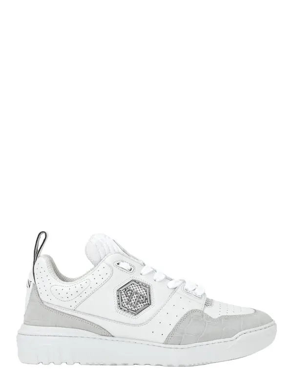 Philipp Plein Logo-plaque Sneakers - White