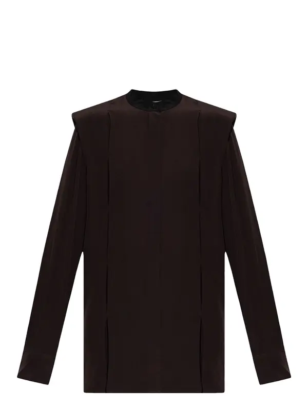 Victoria Beckham Silk Shirt - Brown