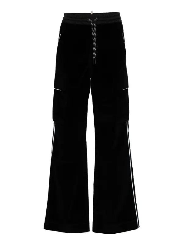 Moncler Corduroy Jogging Trousers - Black