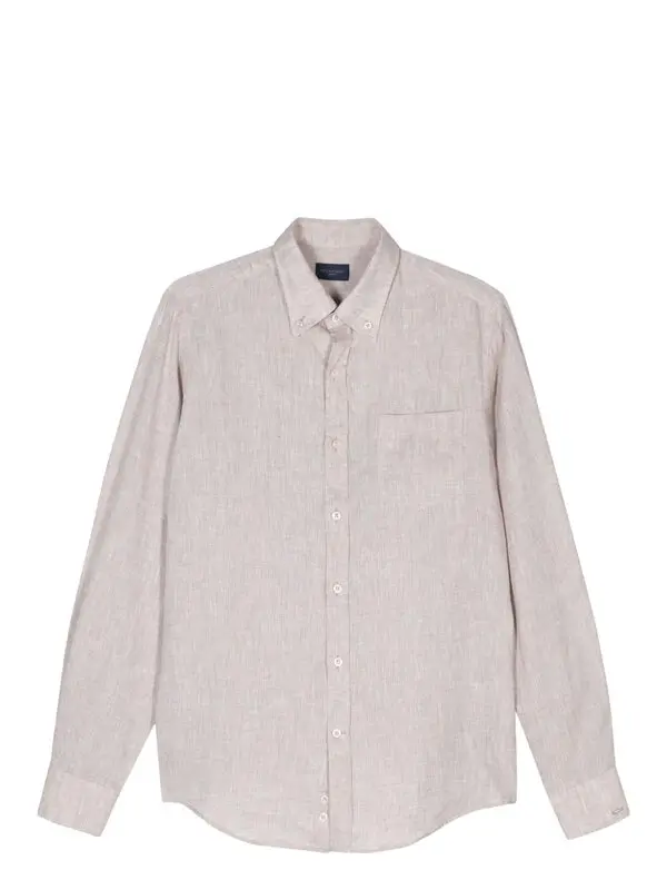 Paul & Shark Linen Shirt - Neutrals