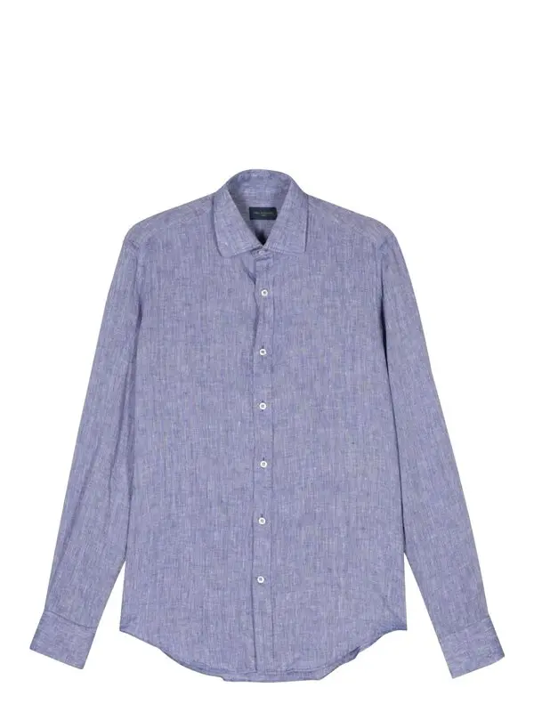 Paul & Shark Linen Shirt - Blue