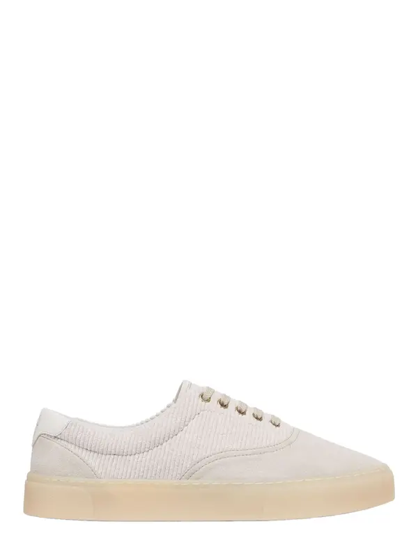 Brunello Cucinelli Panelled Suede Sneakers - Neutrals