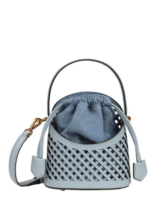 Etro Small Saturno Cut-out Crossbody Bag - Blue