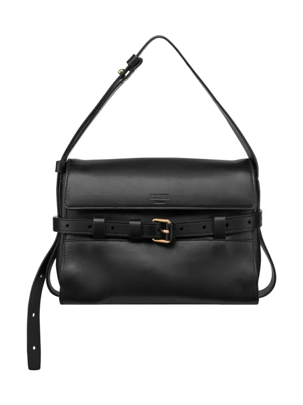 Moschino Tie Me Shoulder Bag - Black