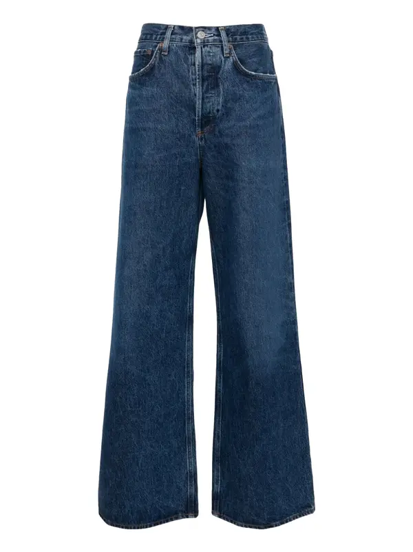 AGOLDE Dame Wide-leg Jeans - Blue