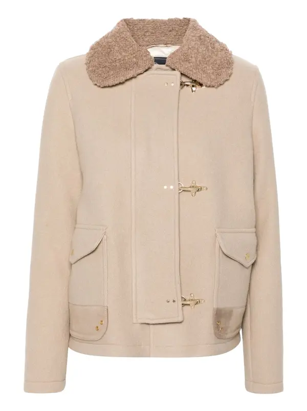FAY Panelled Design Jacket - Neutrals