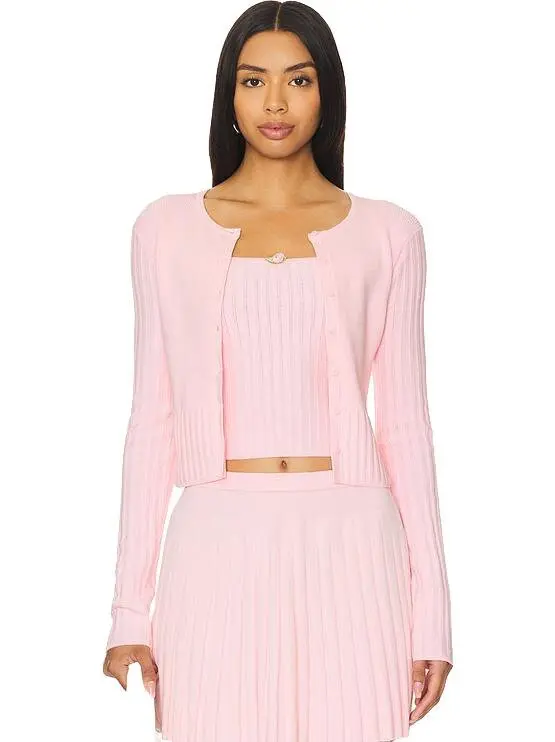 Majorelle Lenda Cardigan - Baby Pink