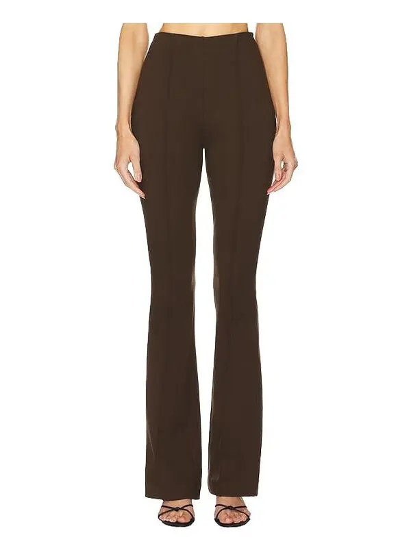 L'academie By Marianna Benigna Trouser - Dark Brown