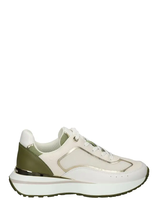 Michael Kors Panelled Leather Sneakers - Neutrals