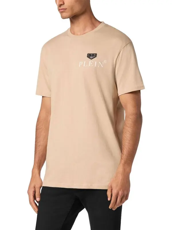 Philipp Plein Logo-print T-shirt - Neutrals