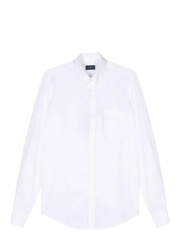 Paul & Shark Linen Shirt - White