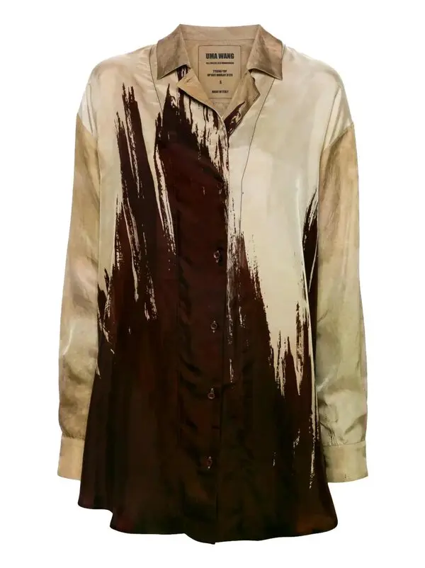 UMA WANG Tyesha Shirt - Neutrals