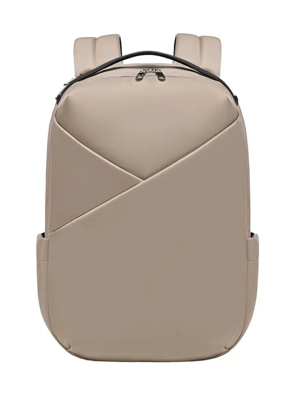 LUX AND NYX Origami 16-inch Laptop Backpack - Champagne Taupe