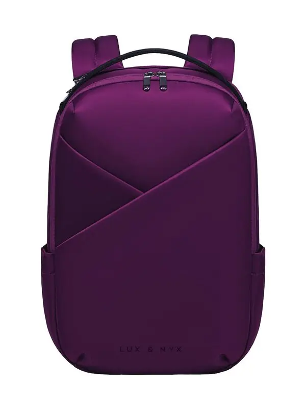 LUX AND NYX Origami Laptop Backpack - Wine