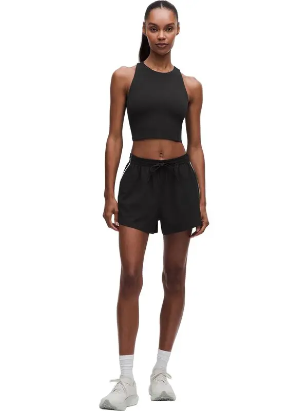 Lululemon Court Rival High-rise Relaxed Fit Shorts 3 - Black/white