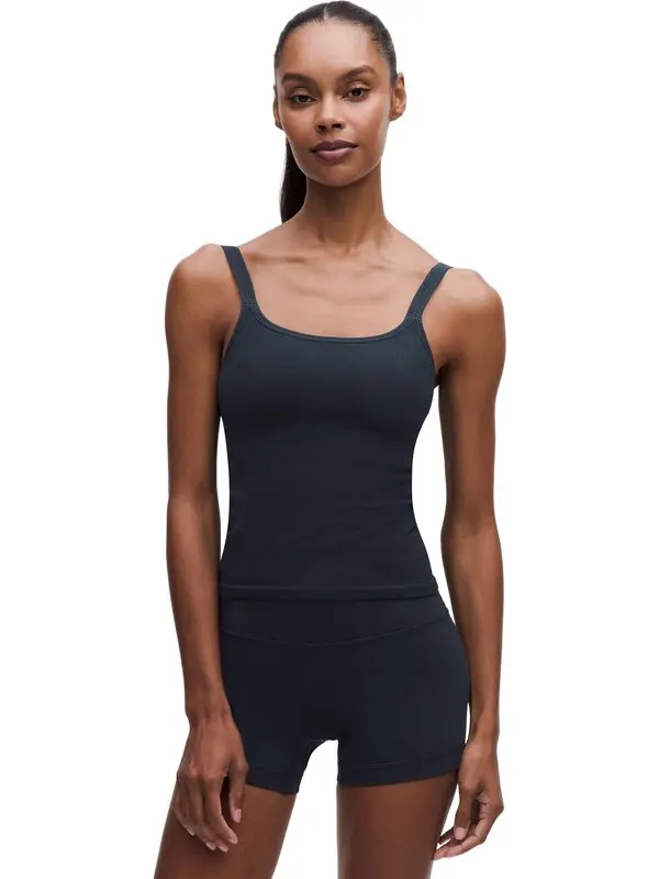 Lululemon Ebb To Street Cropped Tank - True Navy/true Navy