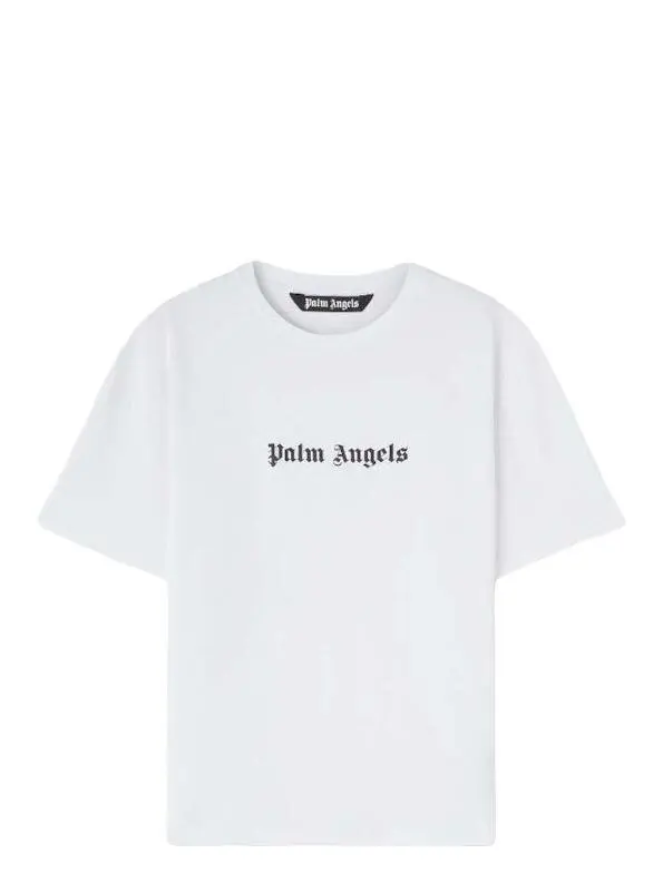Palm Angels Slim Fit T-shirt - White/black