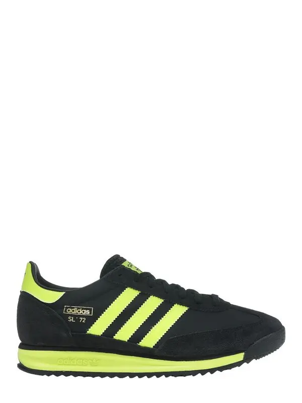 Adidas Sl72 Sneakers - Core Black/solar Yellow/gold Metallic