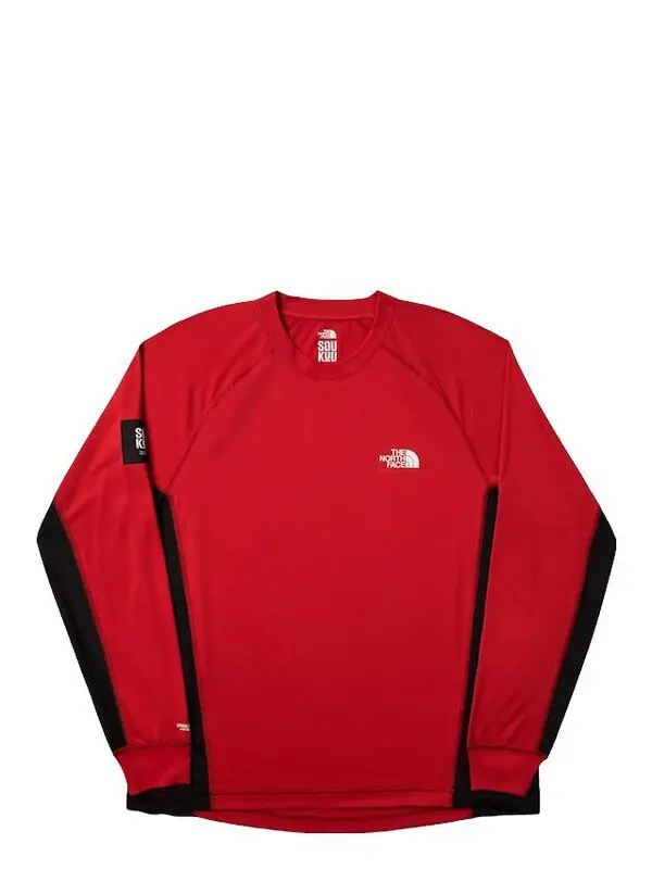 The North Face X Undercover Soukuu Trail Run Longsleeve T-shirt - Chili Pepper Red/tnf Black