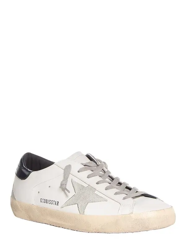 GOLDEN GOOSE Super-star Low Top Sneakers - White/ice