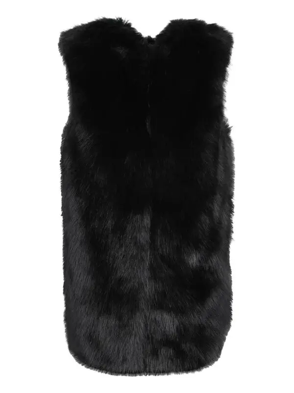 Herno Eco Fur Gilet - Black