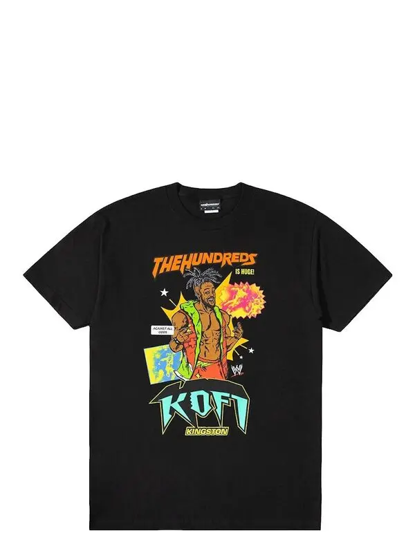 THE HUNDREDS X Wwe Kofi Kingston T-shirt - Black