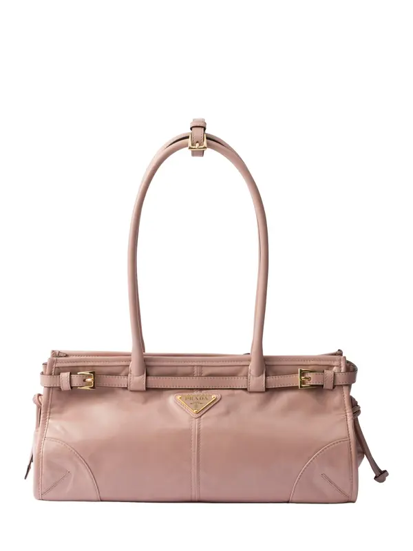 Prada Medium Leather Handbag - Lily-of-the-valley