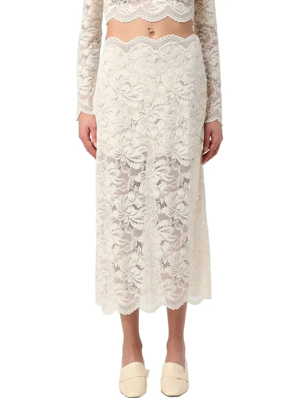 Rabanne Lace Skirt - Ivory