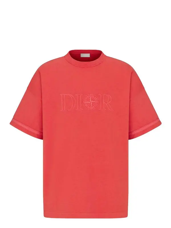 Dior X Stone Island Oversized T-shirt - Red