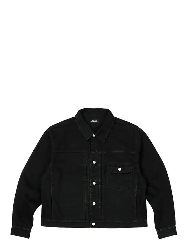 PALACE Denim Trucker Jacket - Black