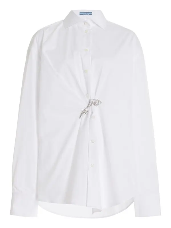 Prada Poplin Shirt - White
