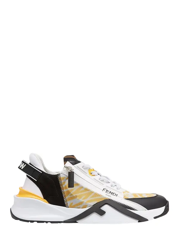 Fendi Flow Ff Motif Slip-on - Yellow
