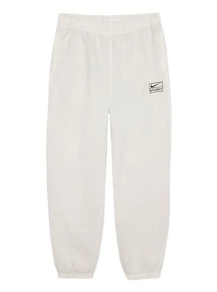 StÜssy X Nike Pigment Dyed Fleece Pant - Light Bone