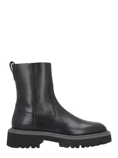 FERRAGAMO Calfskin Ankle Boots - Black
