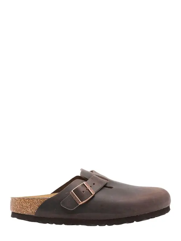 BIRKENSTOCK Boston Oiled Leather Clogs - Habana